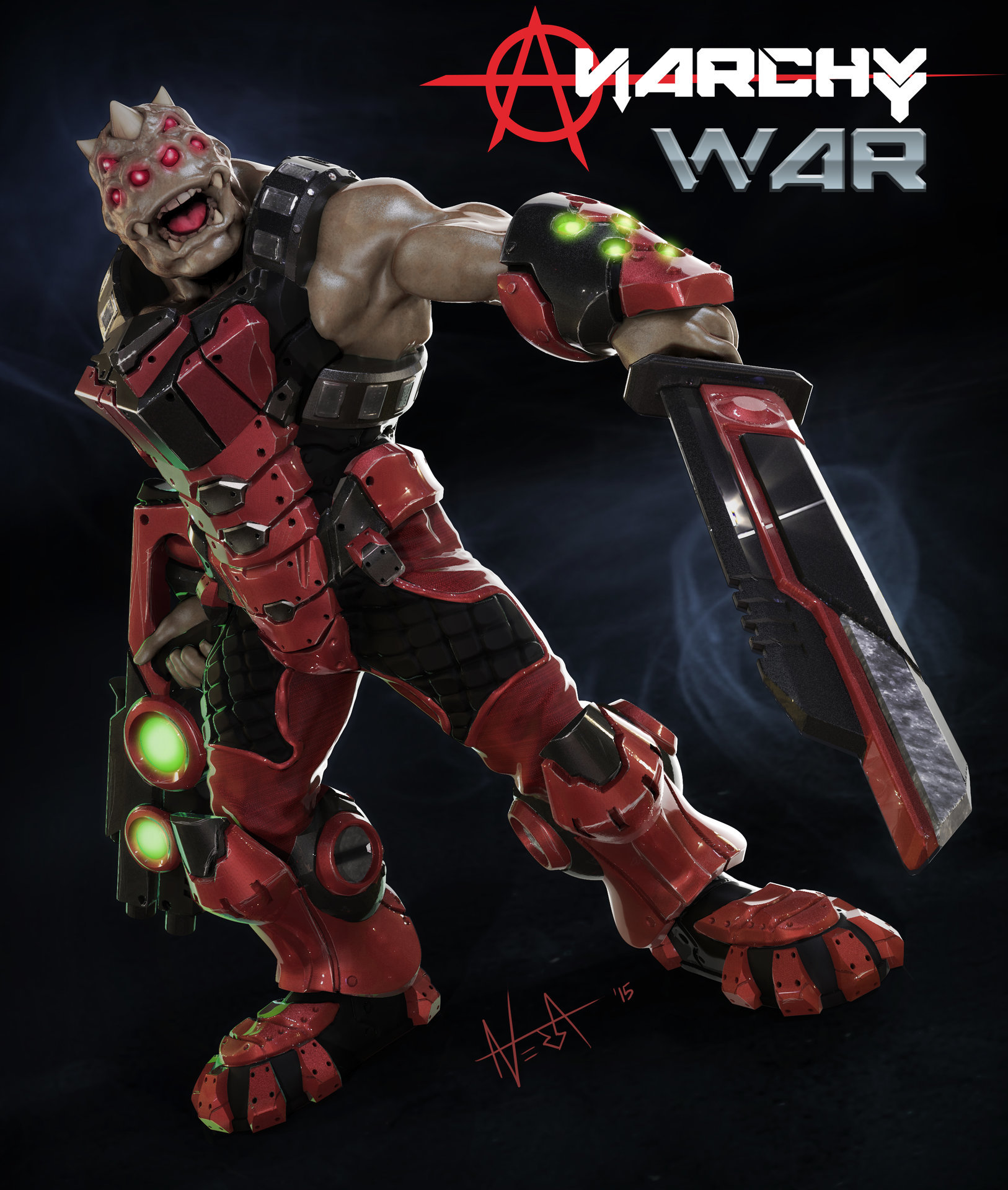 ArtStation - Anarchy War Mutant Soldier