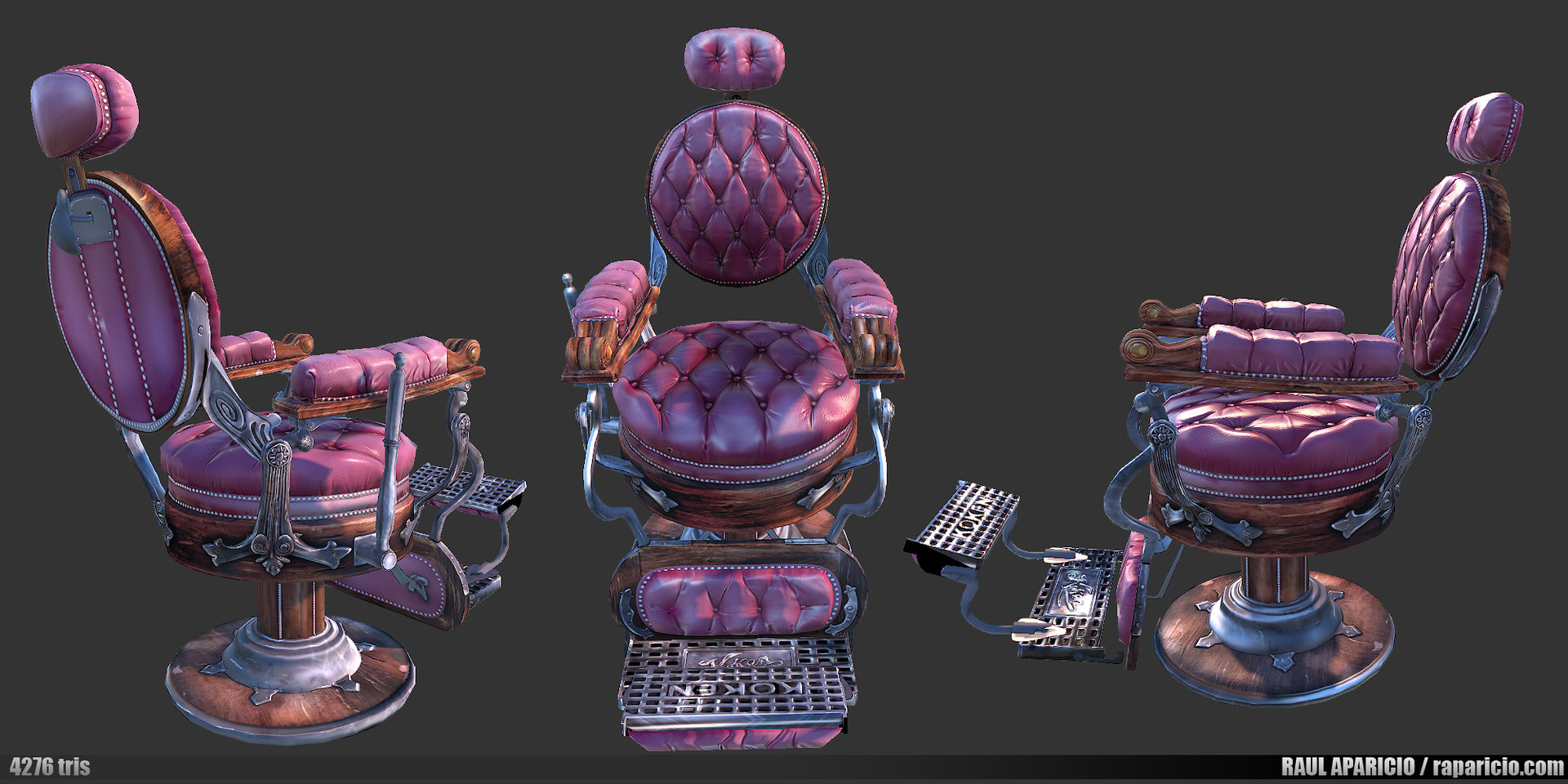 ArtStation - Barber Chair