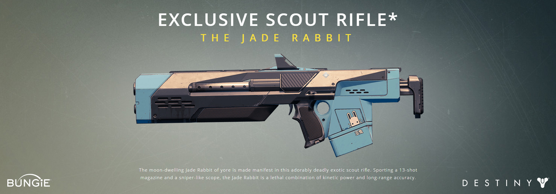 ArtStation - Destiny - The Taken King - Jade Rabbit Scout Rifle