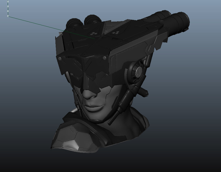 ArtStation - cyber robot (working progress)