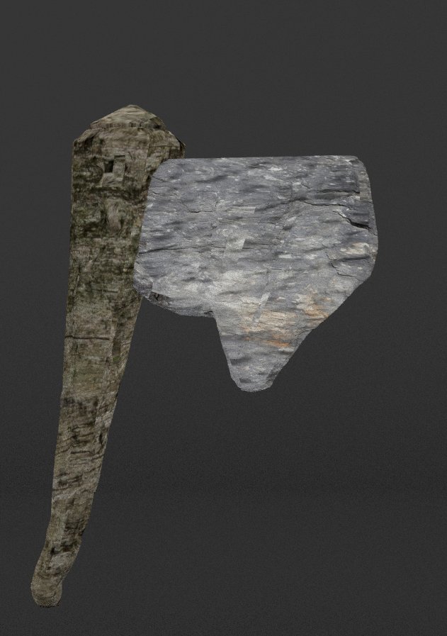 ArtStation - WIP Axe Rock