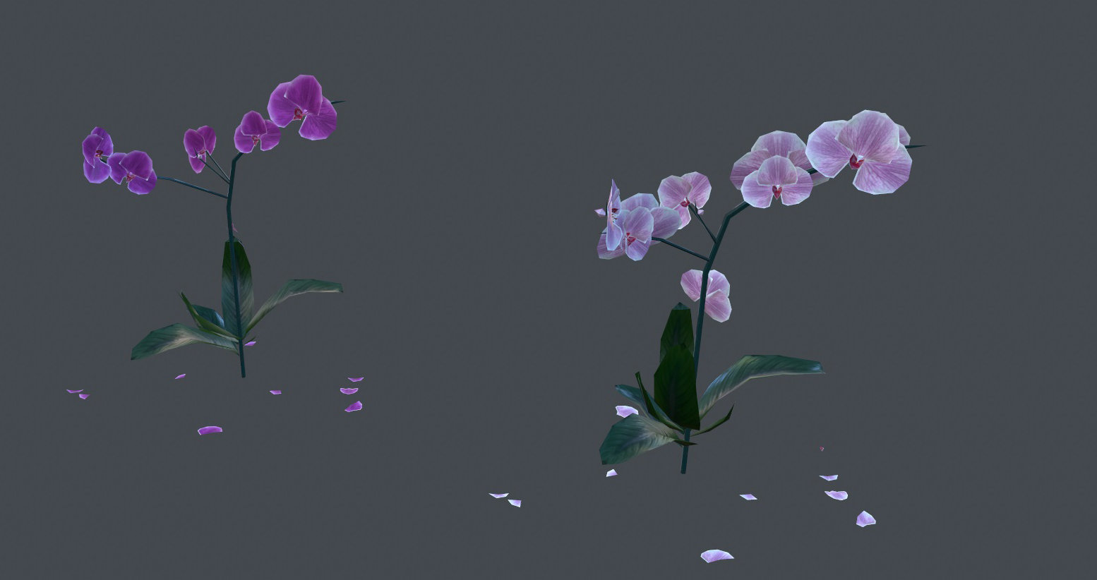 jane venter - Low poly and low Res texture (128x128) plant.
