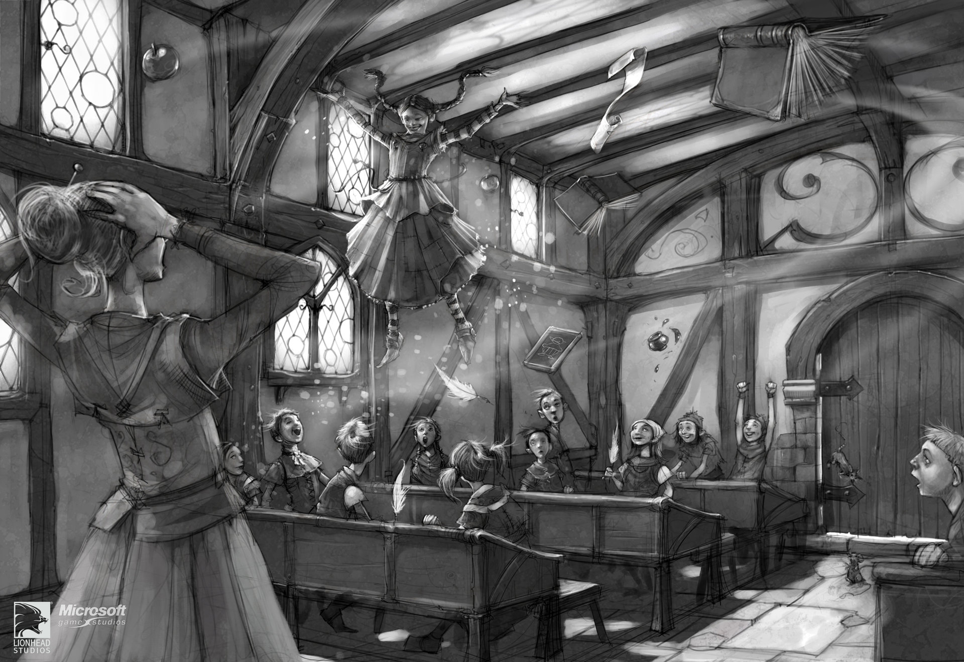 ArtStation - Schoolroom Magic