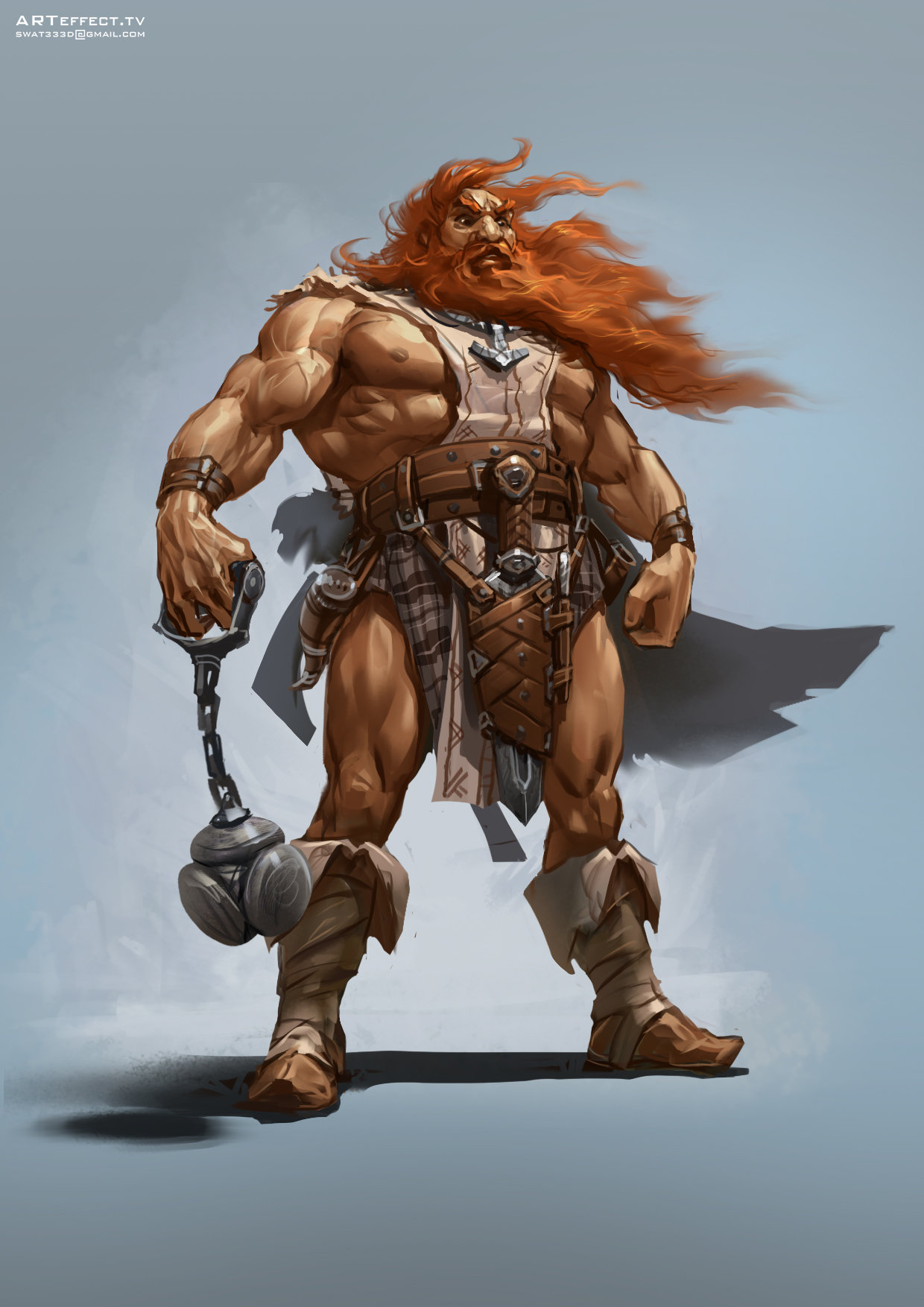 ArtStation - Highlander warrior