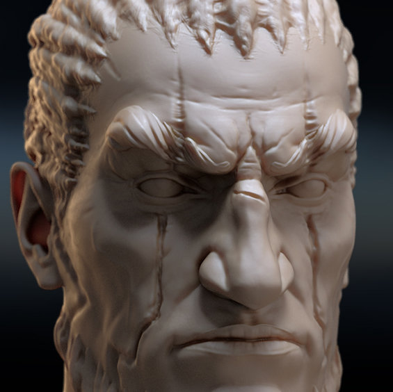 ArtStation - Prometheus head look development (not final)