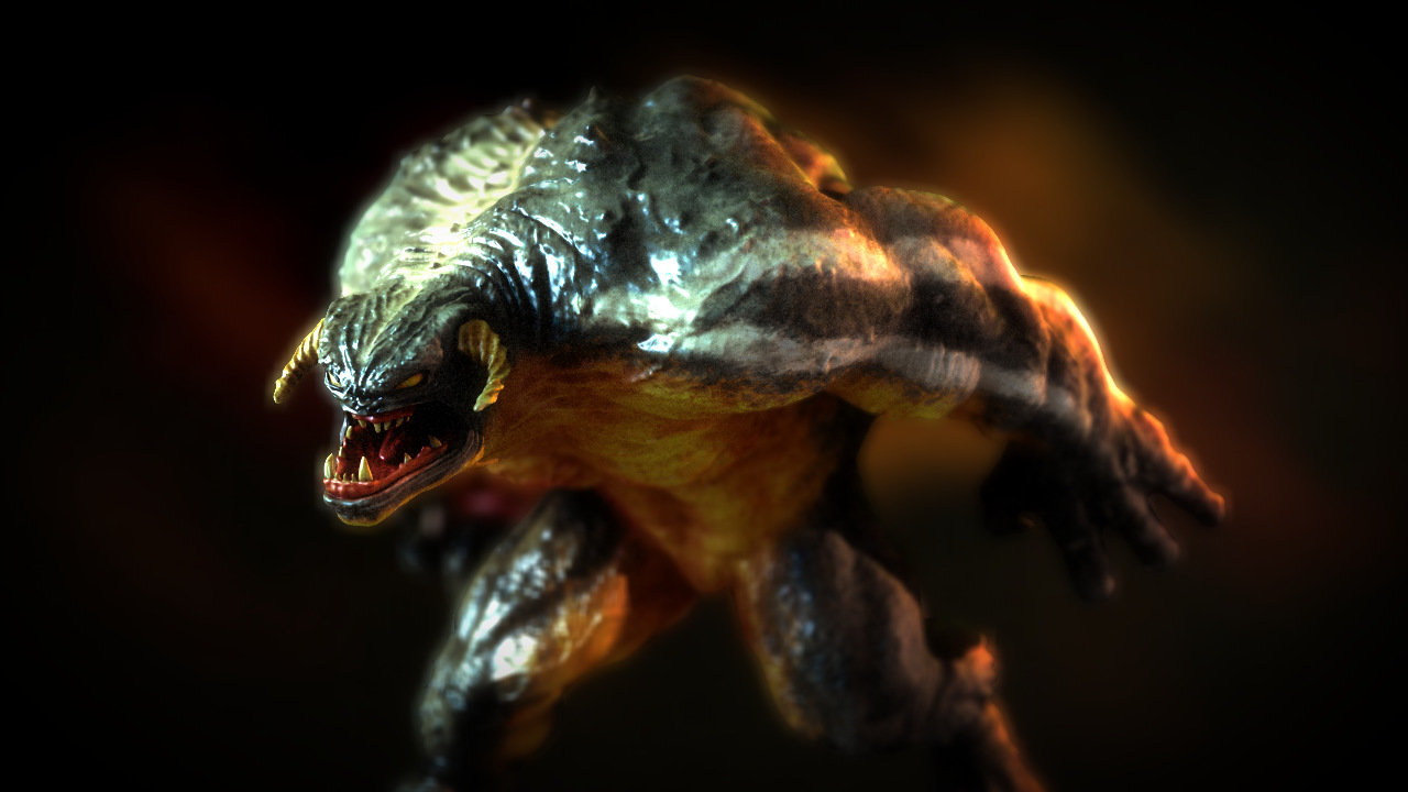 ArtStation - Spawn Monster Compositing Process