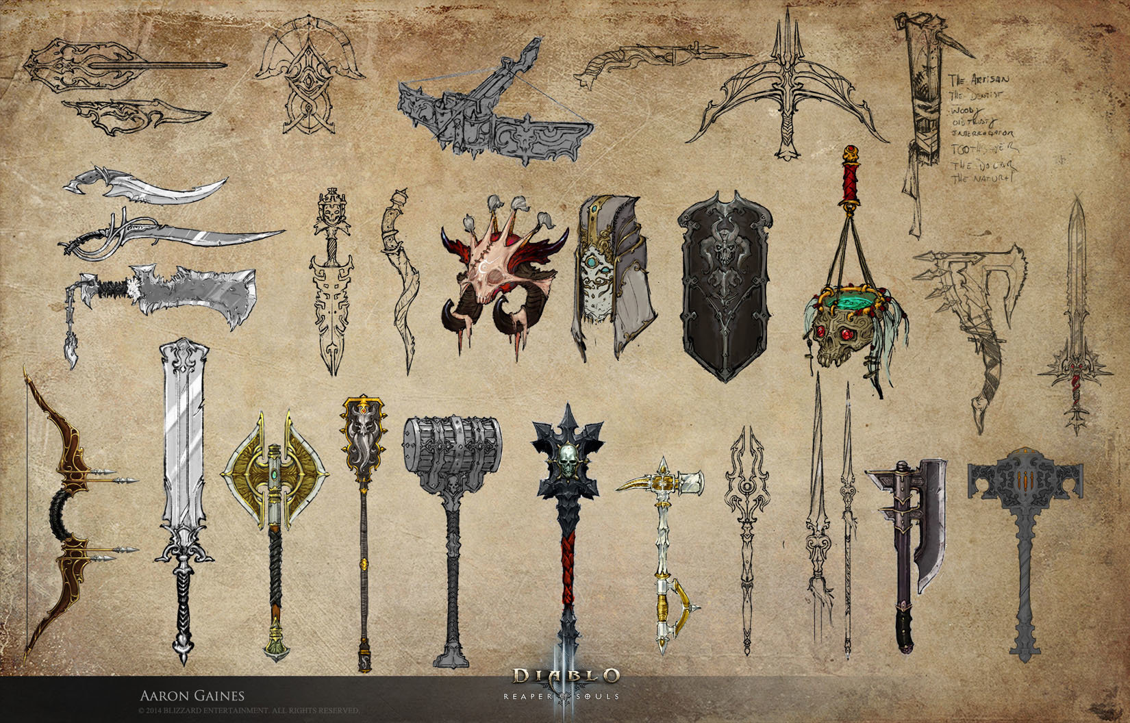 ArtStation - D3 RoS Items