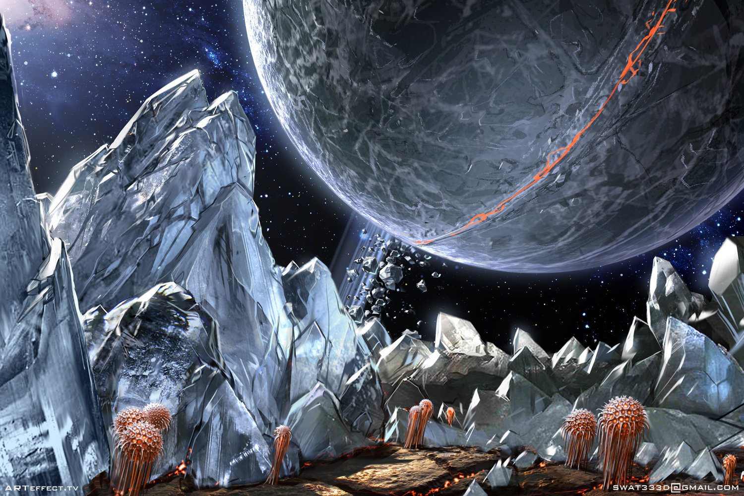 ArtStation - Crystallic Planet