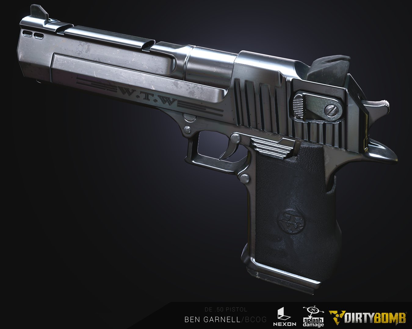ArtStation - Dirty Bomb - Pistols