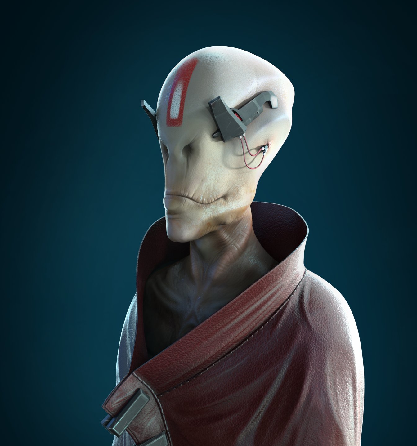 ArtStation - Extraterrestrial citizen