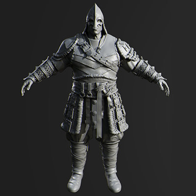 ArtStation - Character Models for a Cinematic "For Honor"