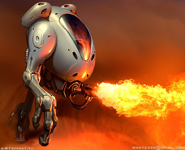ArtStation - Fire-wave Mecha
