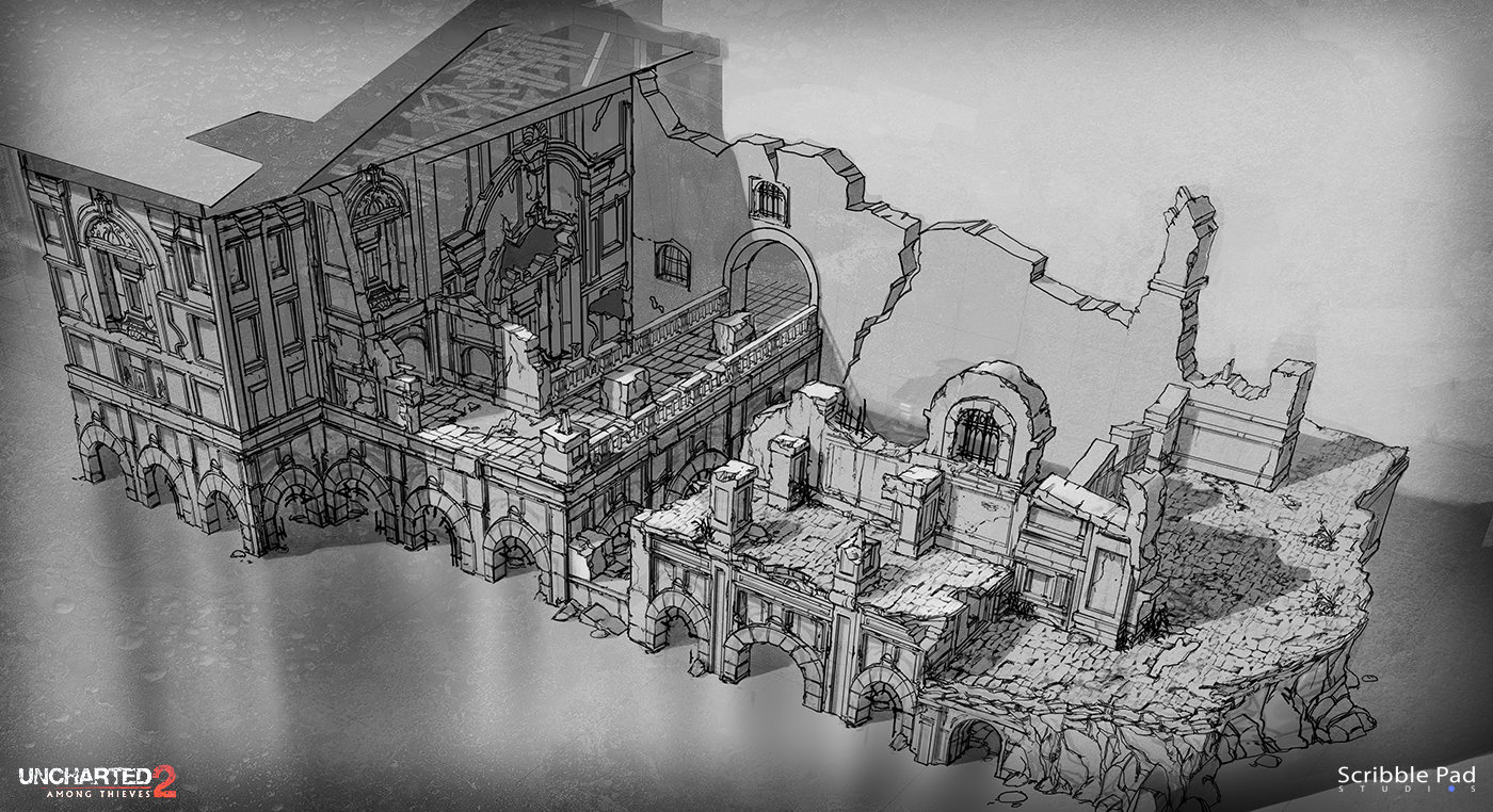 ArtStation - Uncharted 2 - Environment Concept Design