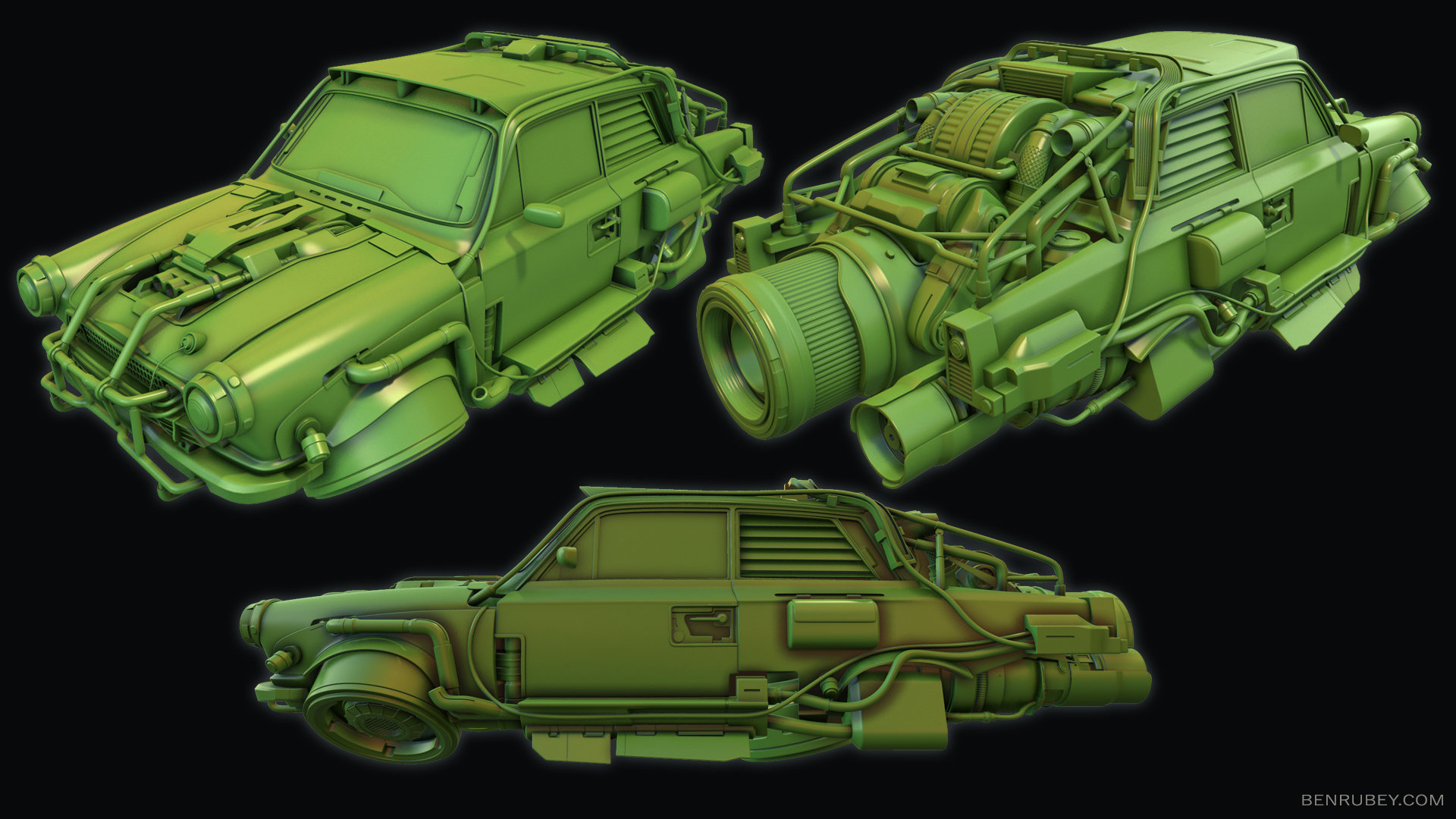 ArtStation - Hover Car