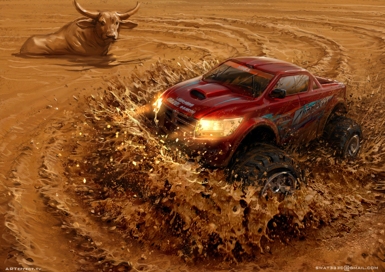 ArtStation - Mud Racing, Sviatoslav Gerasimchuk