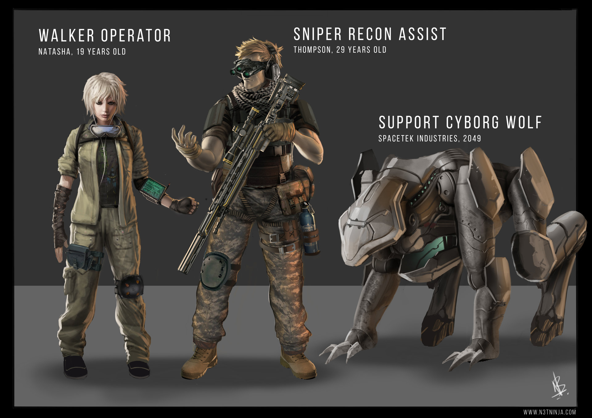ArtStation - The Bushwalker Crew