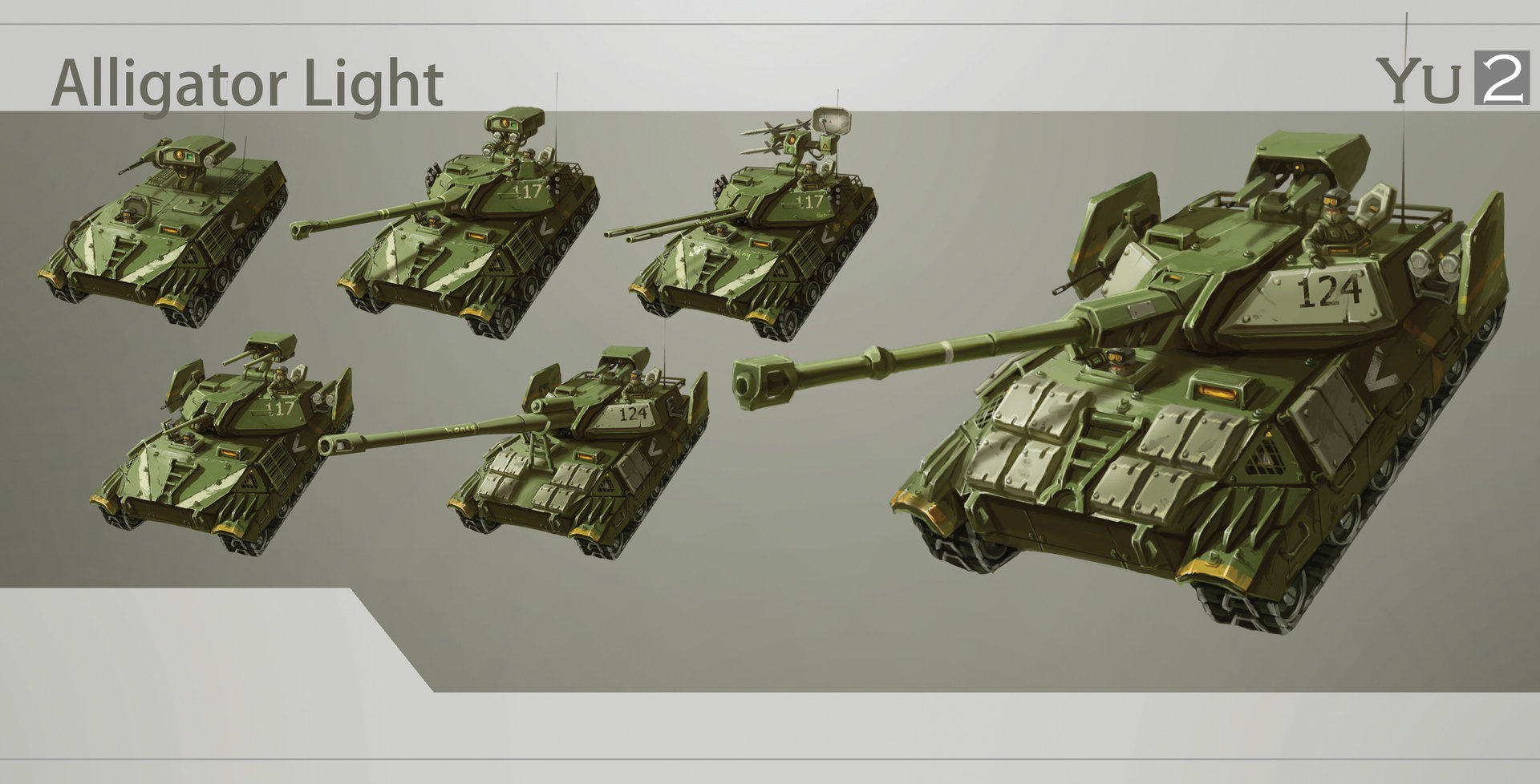 ArtStation - tank concept