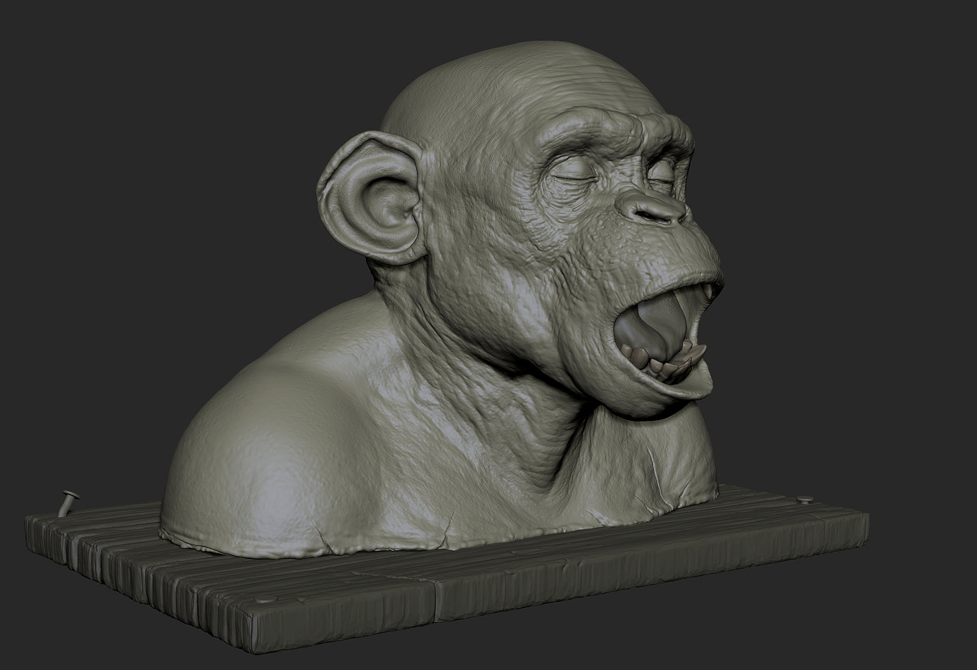 ArtStation - ape autopsy pt2 wip