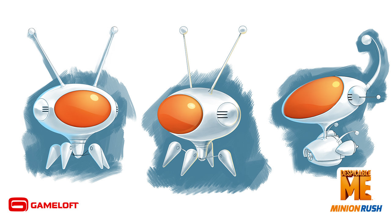 ArtStation - Gameloft Minion Rush_Enemies concept