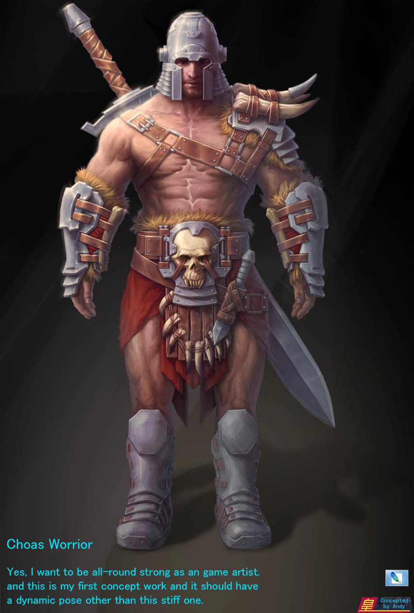 ArtStation - 8.3_Chaos Worrior
