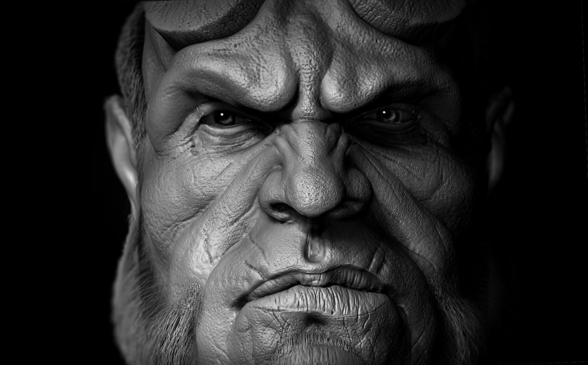 ArtStation - Hellboy Sculpting with Zbrush