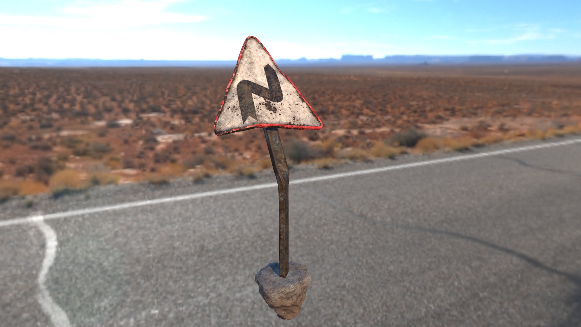 ArtStation - Rusted Sign