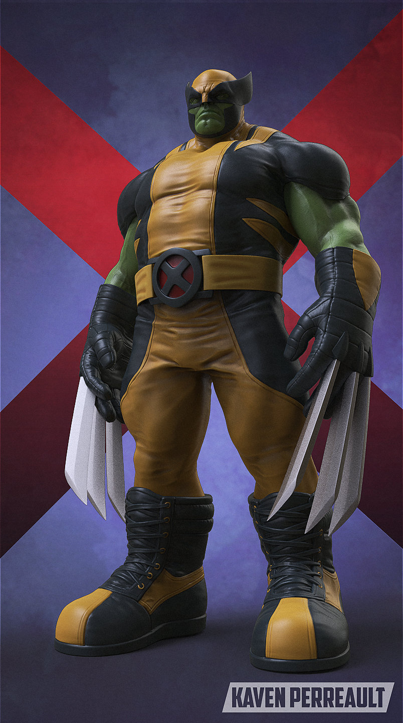 ArtStation - Wolverine / Hulk