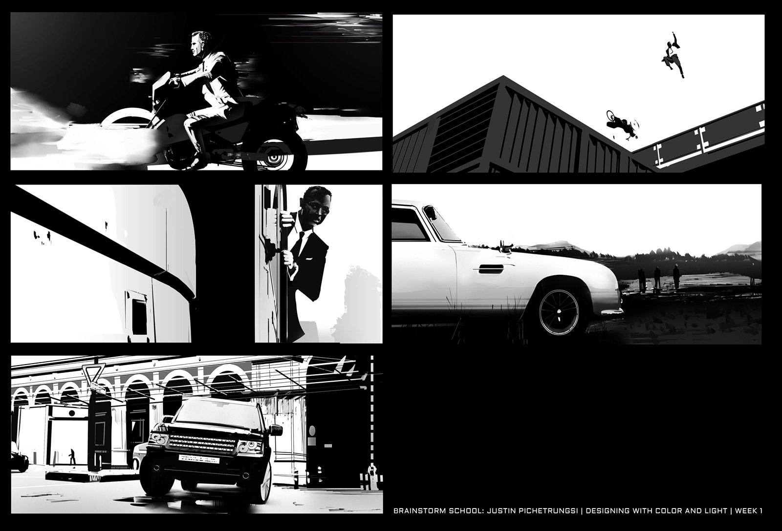 ArtStation - 007 Skyfall Limited Value Tone Film Studies