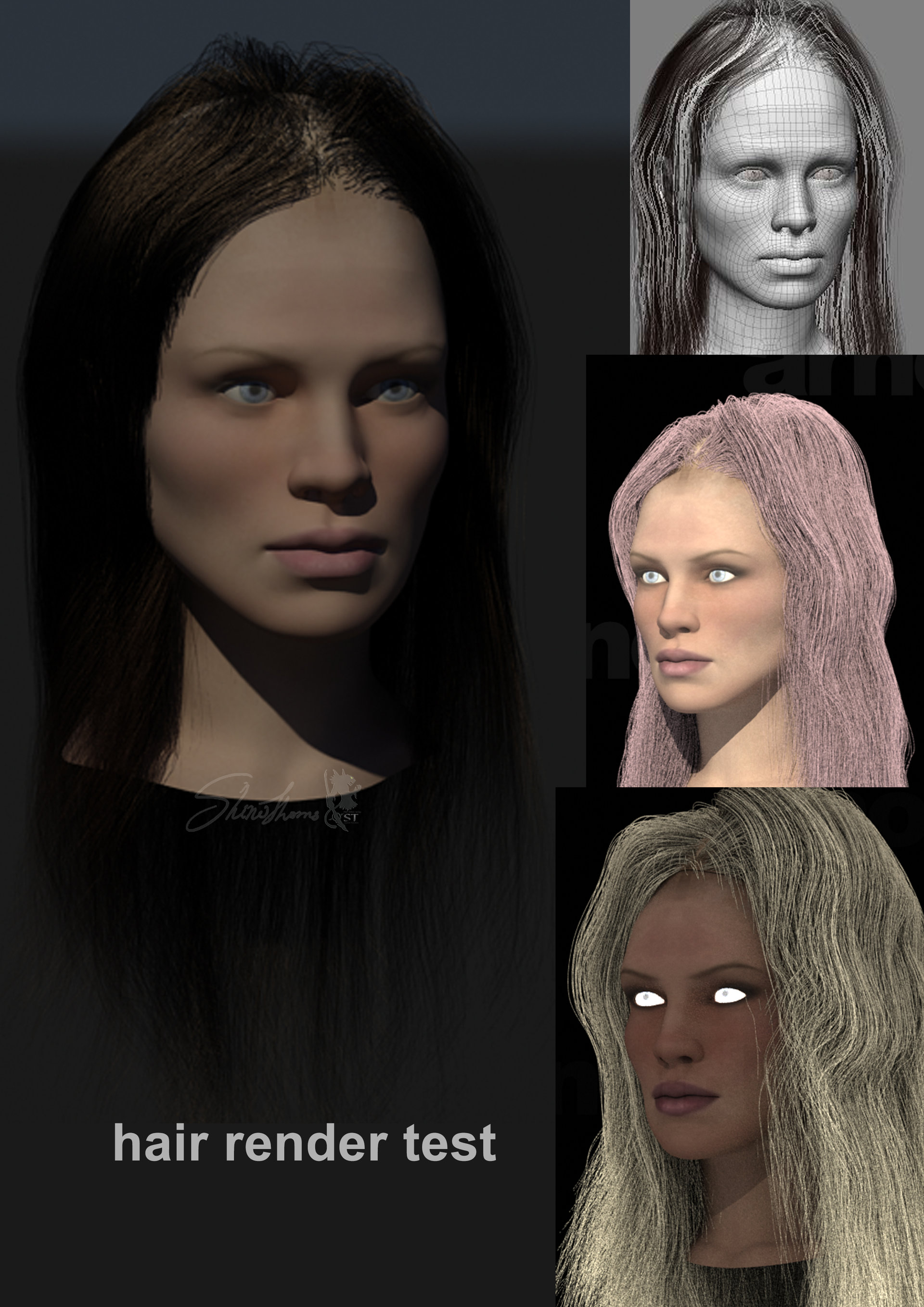 ArtStation - XSI hair