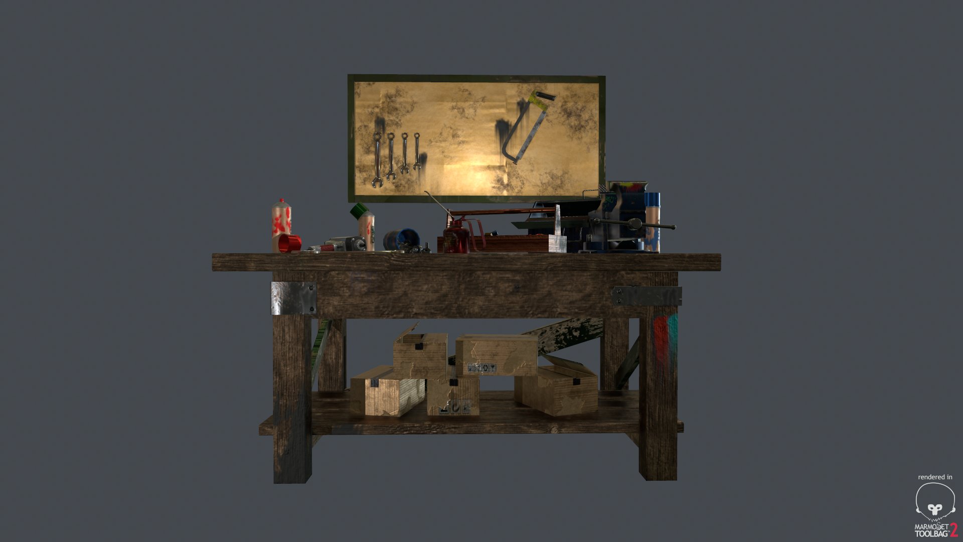 ArtStation - Workbench Prop
