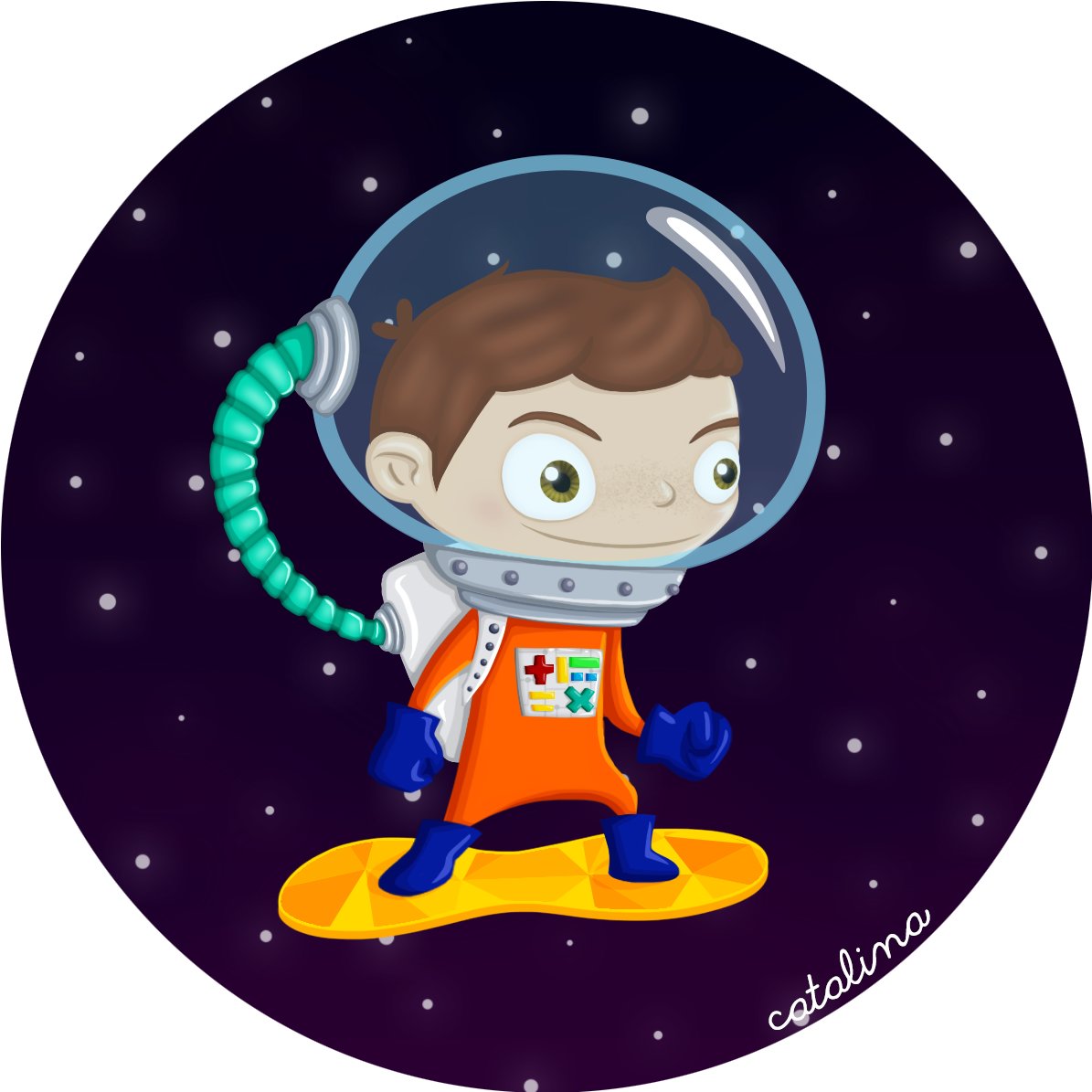 ArtStation - Space math Boy
