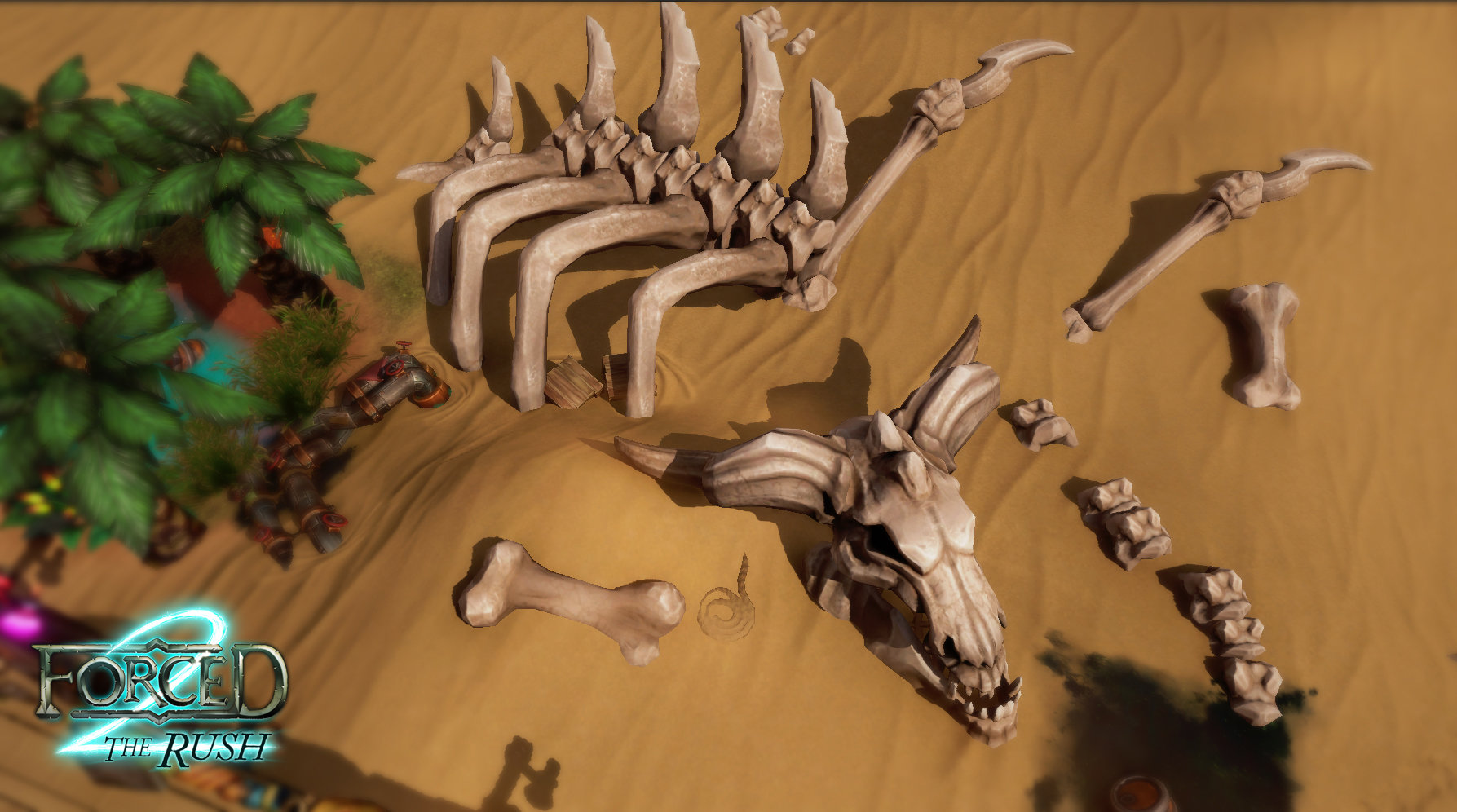 ArtStation - Dragon Skeleton (Enviroment Asset), Skylarc (Mona Skoog)