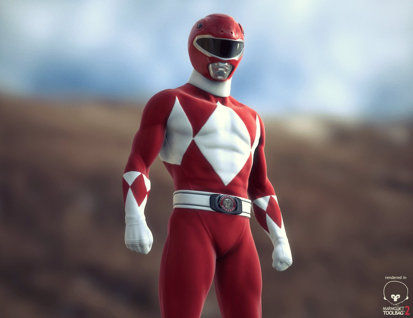 ArtStation - Red Ranger Classic