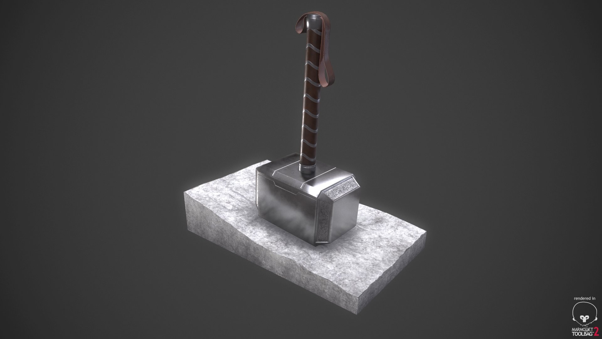 ArtStation - Mjolnir - Thor Hammer - Marvel - Sketchfab