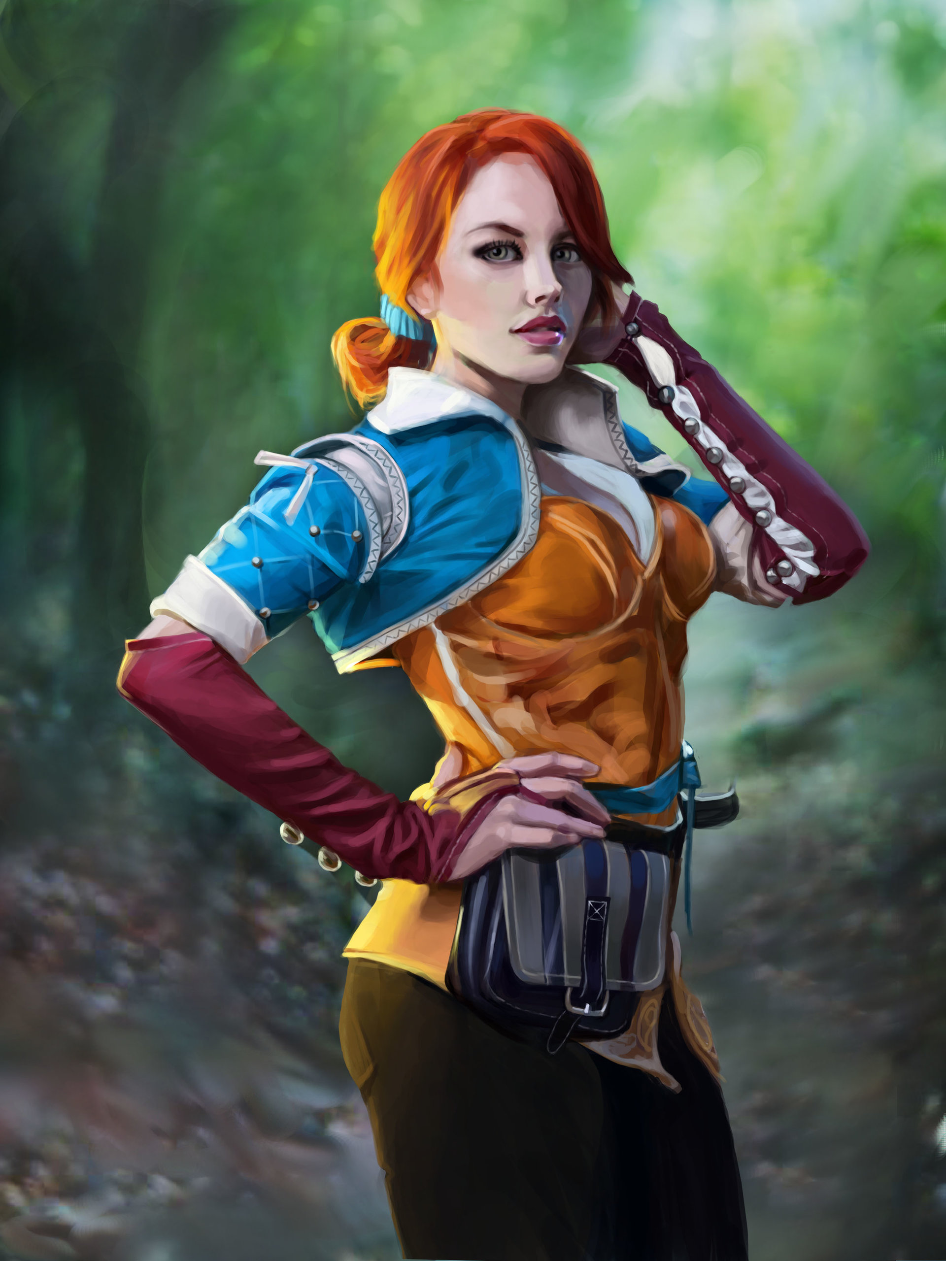 ArtStation - Triss Merigold cosplay study.