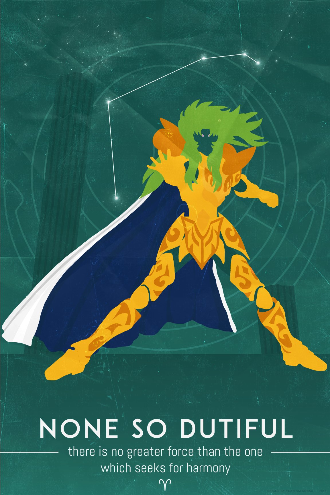 ArtStation - Saint Seiya Minimalist Shion