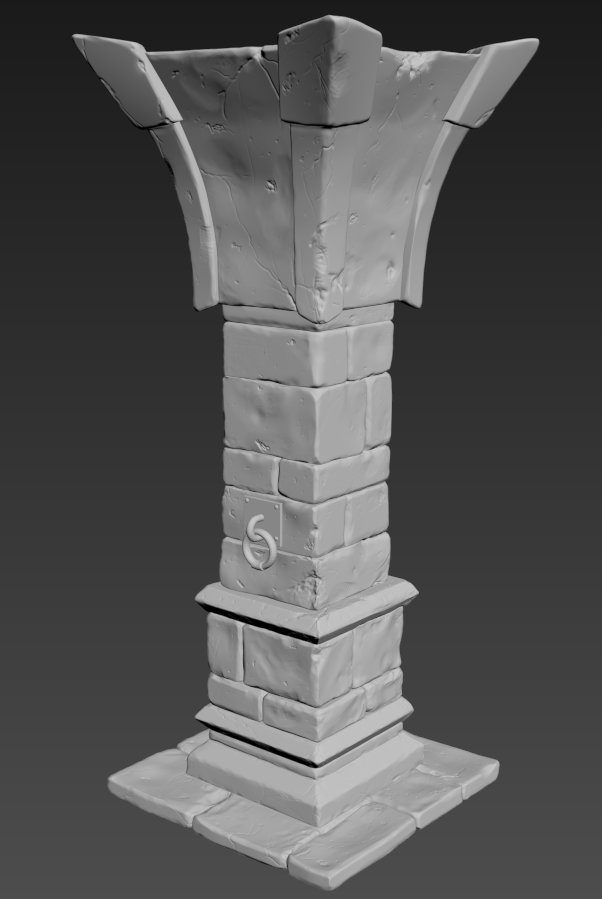 ArtStation - Dungeon Pillar