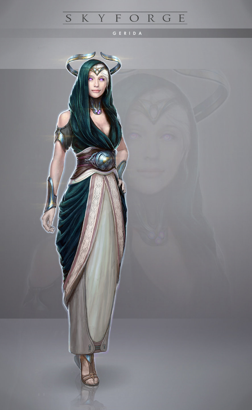 ArtStation - Skyforge - Gerida NPC.