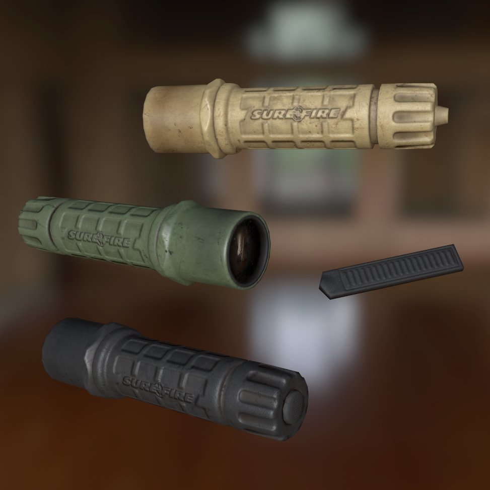 ArtStation - SureFire G2 Weapon Light