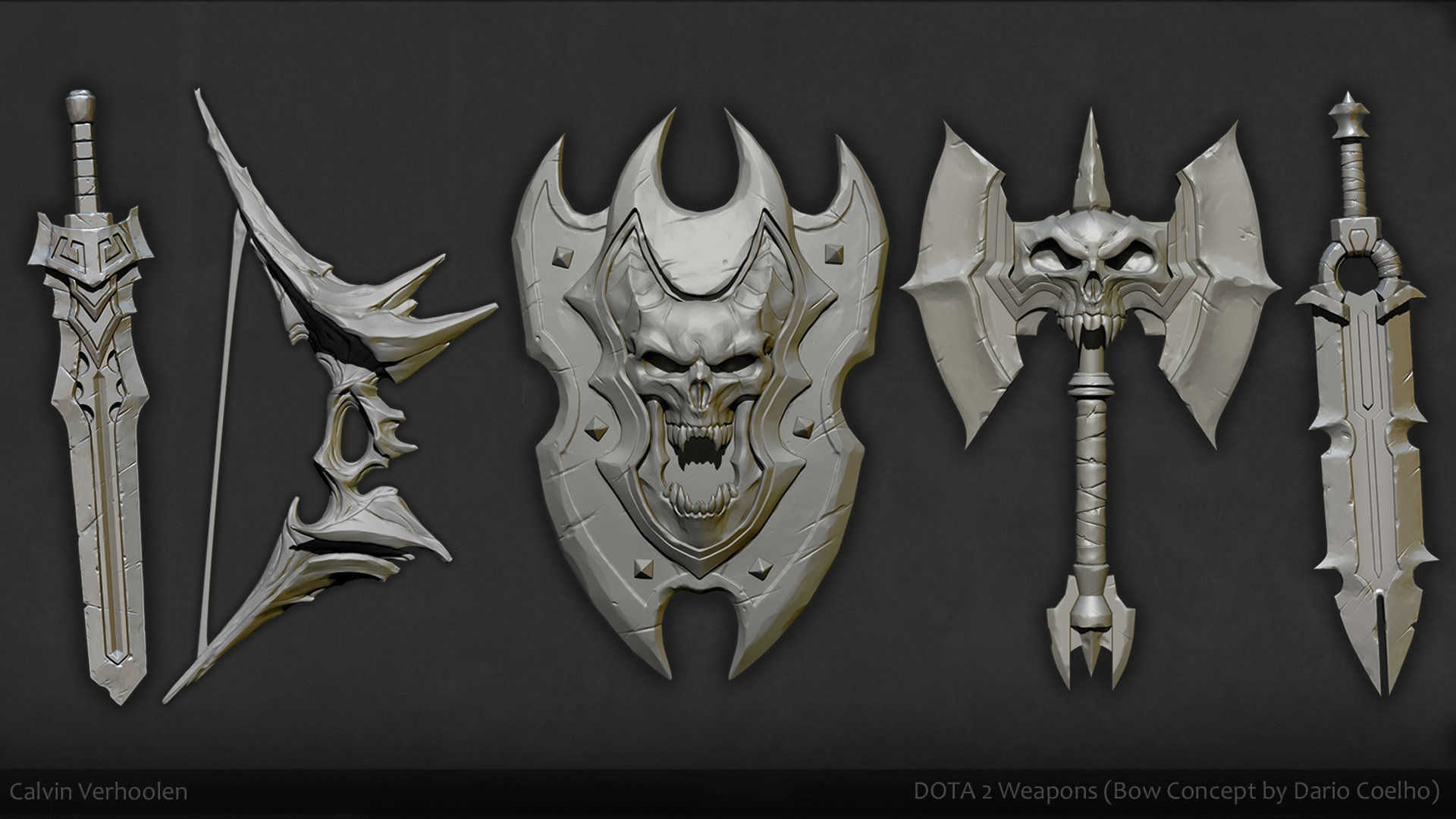 ArtStation - DOTA2 Weapons