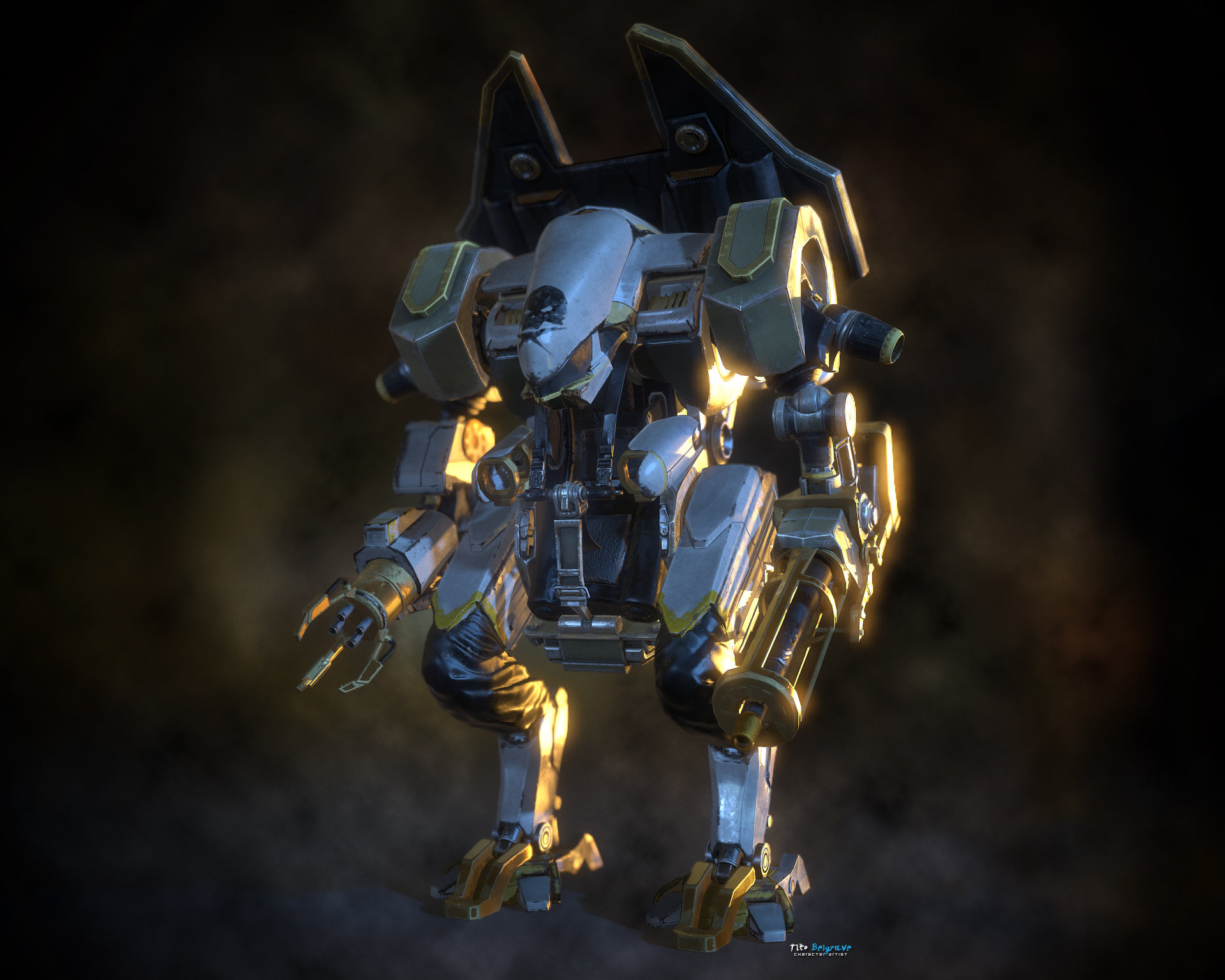 ArtStation - Exosuit - Ascend Project, Tito Belgrave