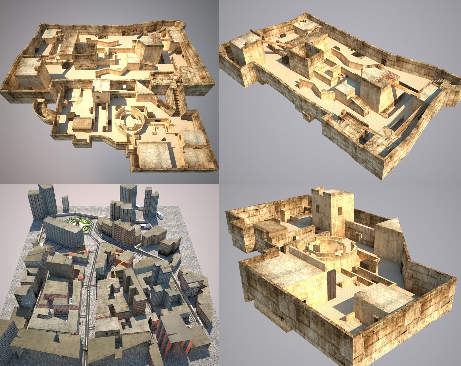 ArtStation - Low-poly Maps