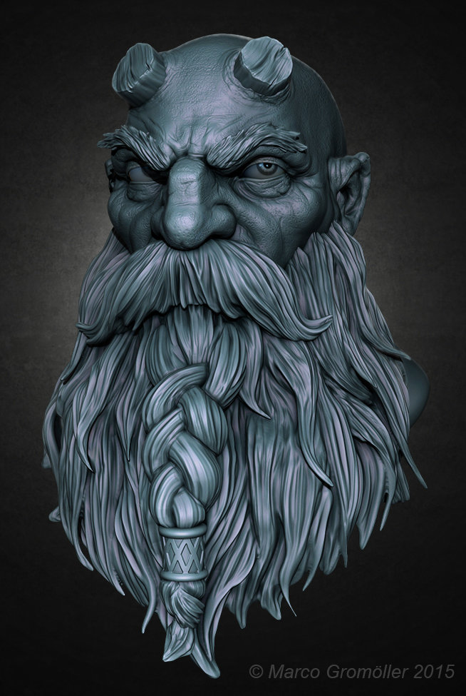 ArtStation - Chaos Dwarf Doodle