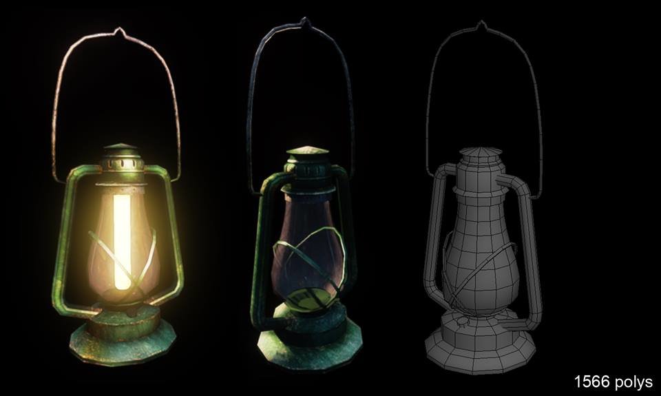 ArtStation - 3D lamp model test