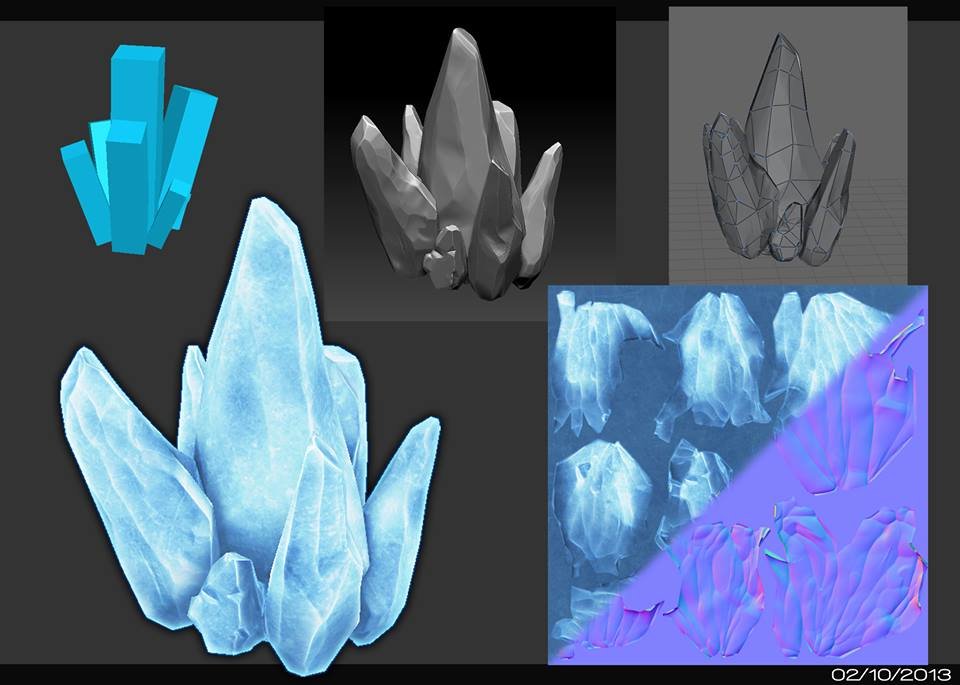 ArtStation - 3D ice modeling