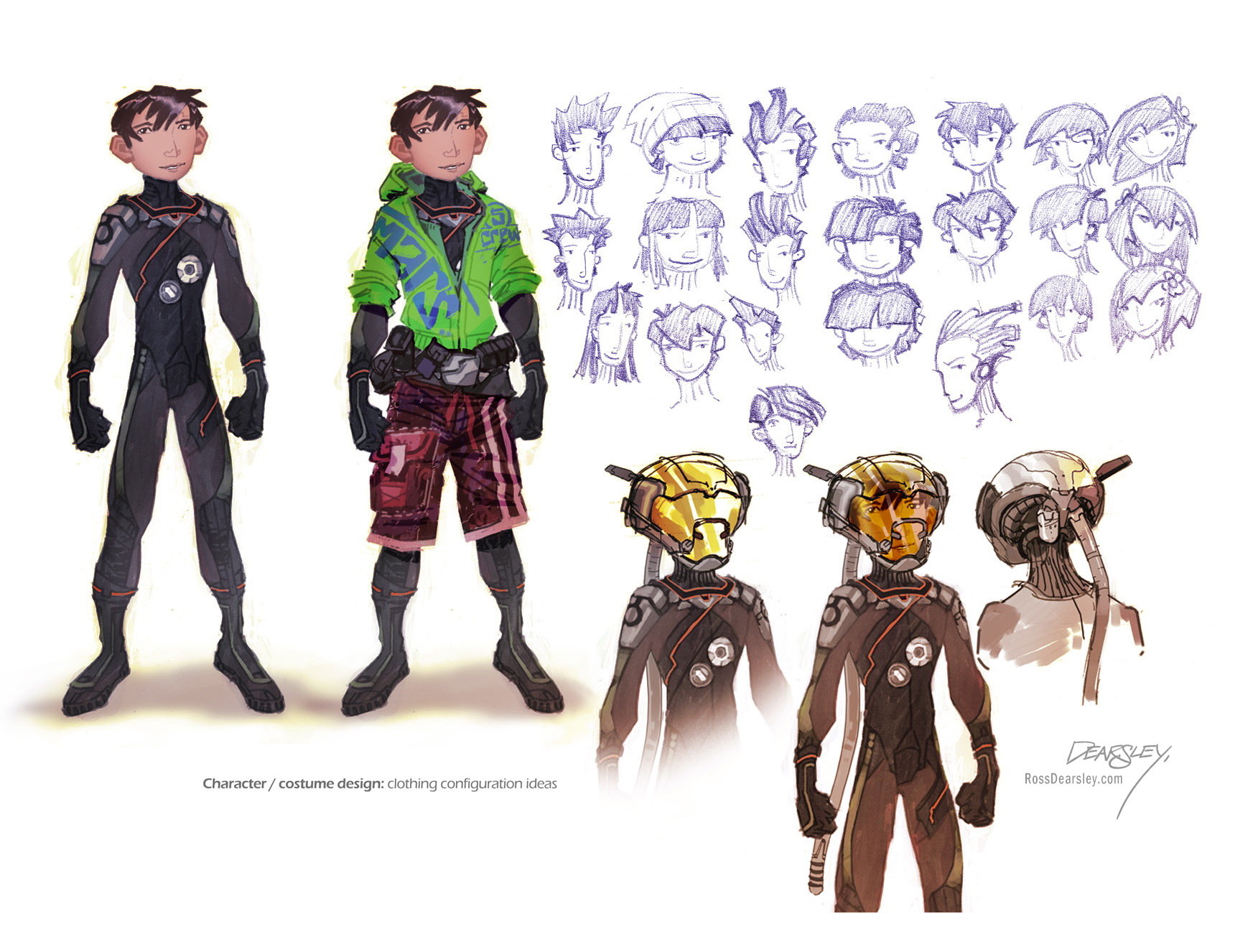 ArtStation - Mars character concepts