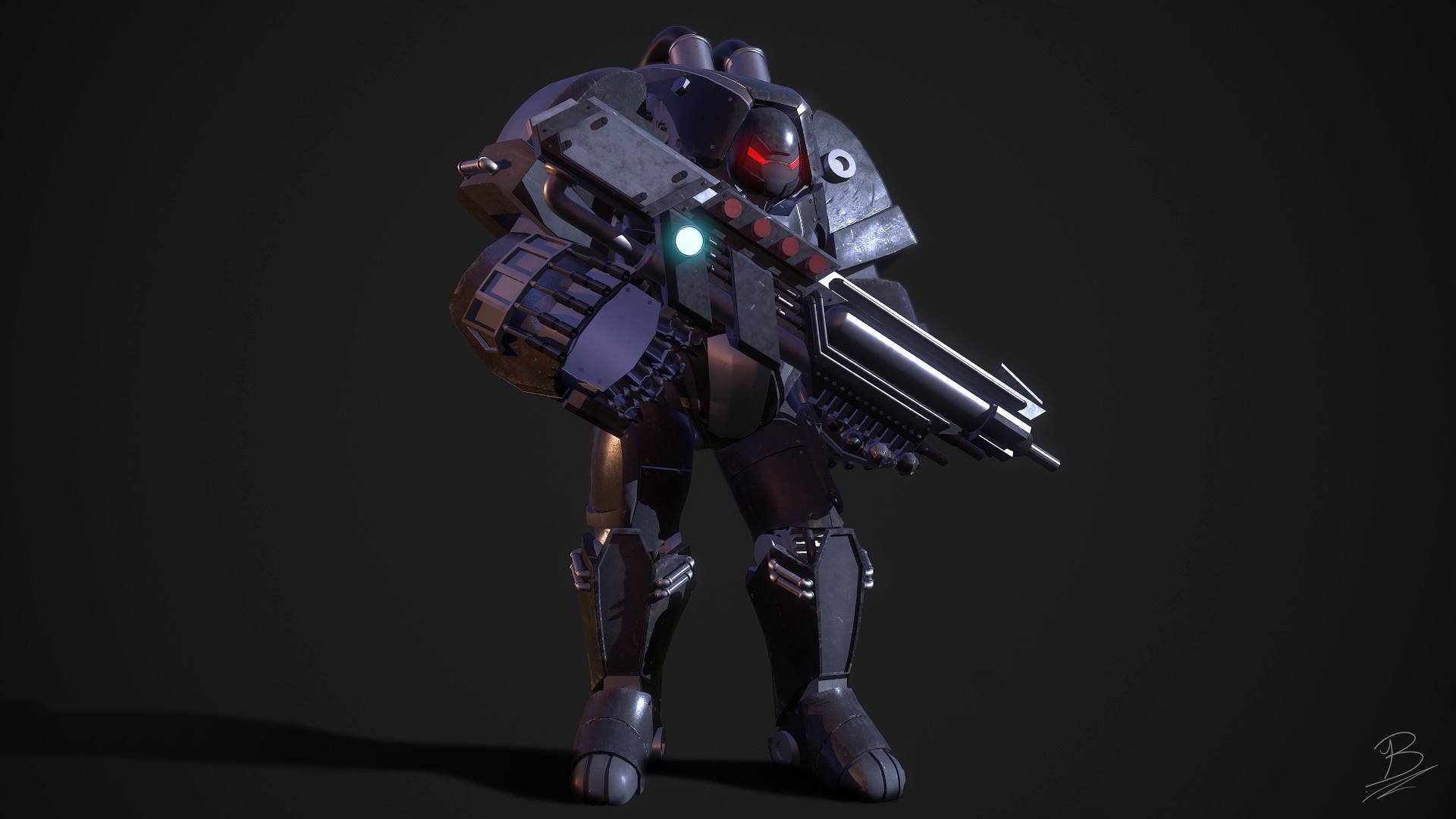 ArtStation - Walker Mecha, Berker YANYALI