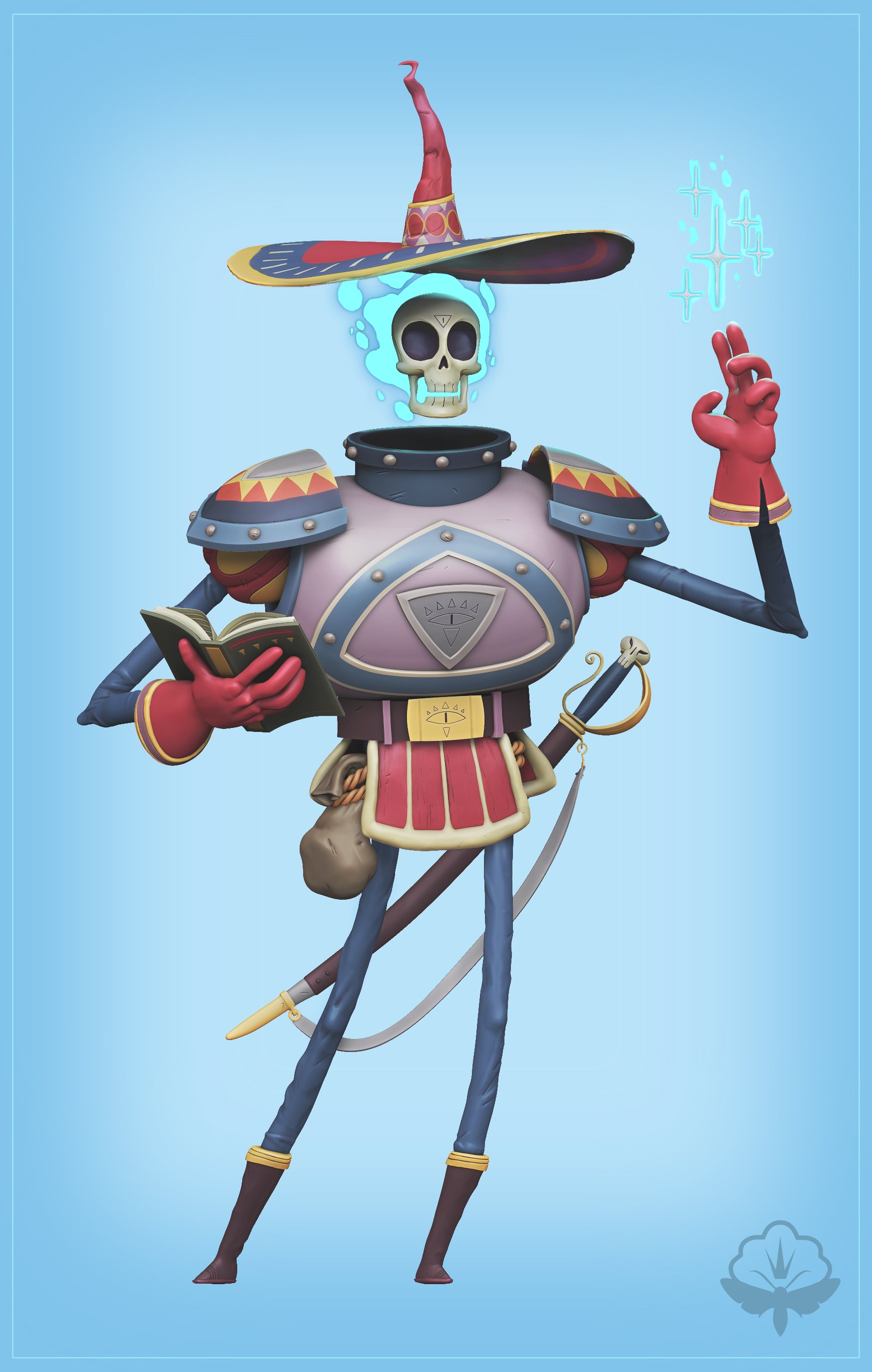 ArtStation - Skull Mage