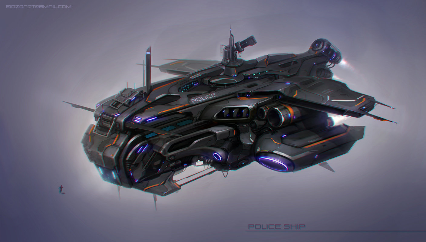 ArtStation - Police ship