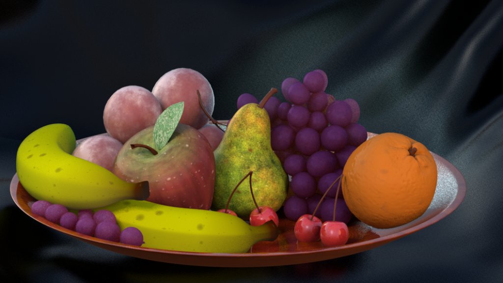 ArtStation - Fruit bowl render